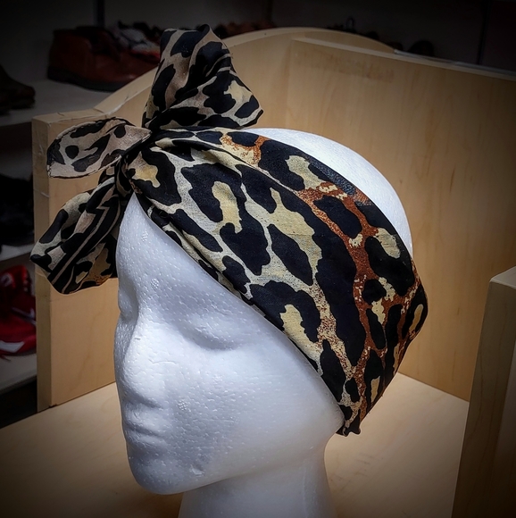 Accessories | Animal Print Head Scarf | Poshmark